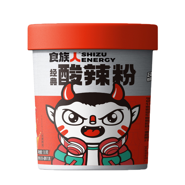 Shi Zu Ren Instant Sweet Potato Noodle - Hot and Sour Flavour 24x130g ...