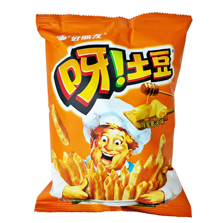 Orion Potato Chips - Honey Butter Flavour 20x70g bag - Liroy B.V.